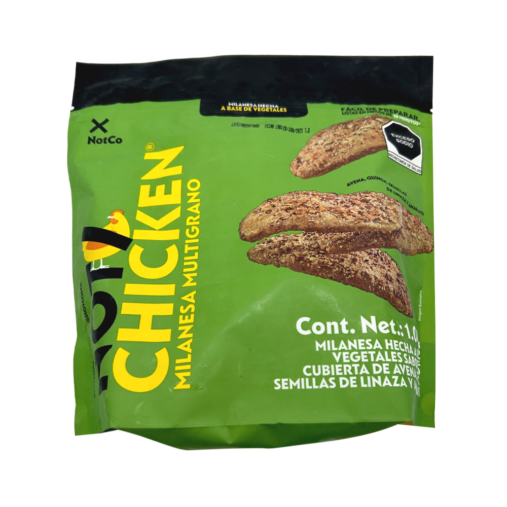 Not Chicken Milanesa Multigrano 1.04Kg- NotCo – Abasto Vegano Mayoreo